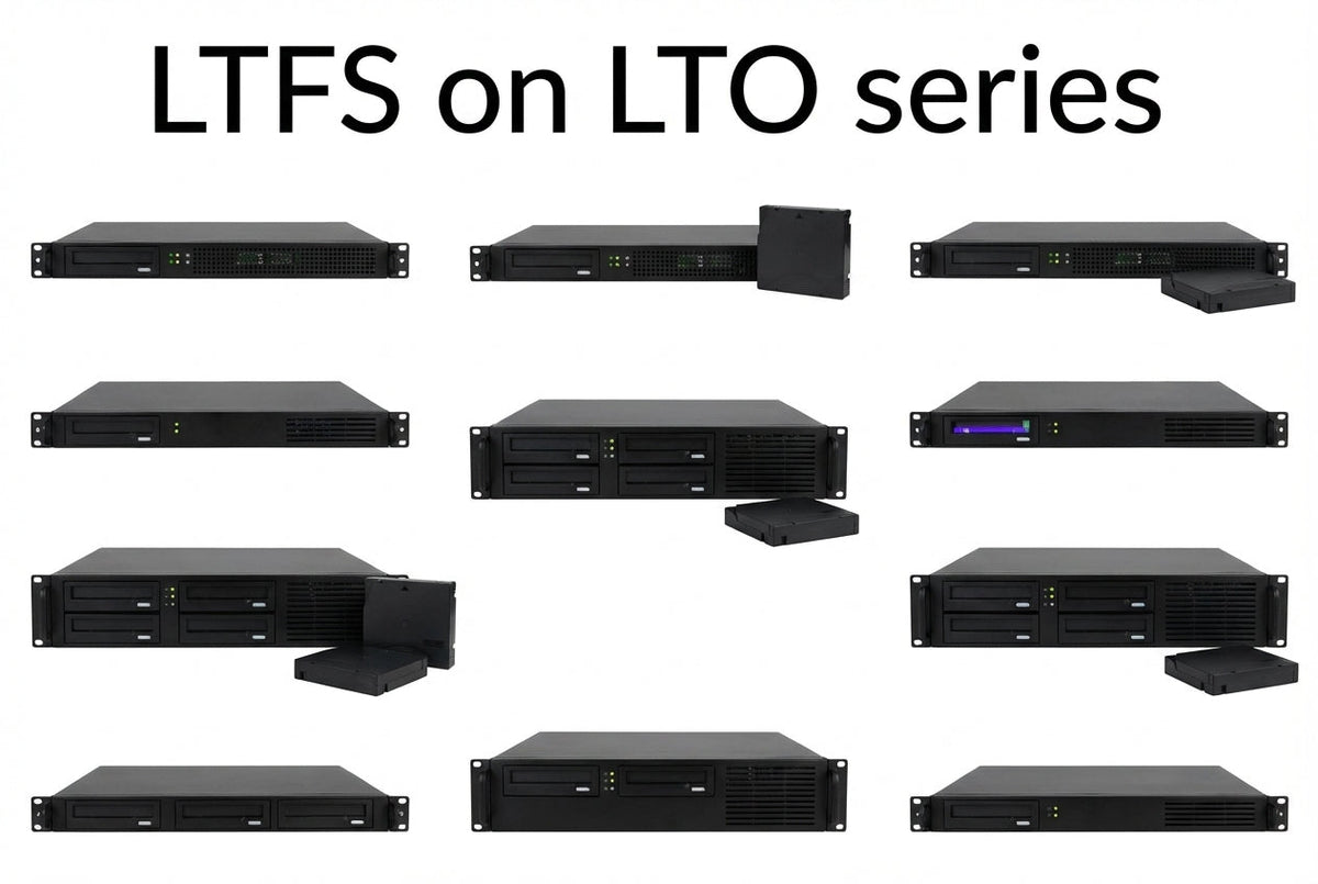 What is LTFS and why was it developed by IBM?